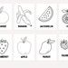 Printable Fruit Coloring Book, Kids Activity Book, Digital Download ...