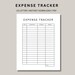 Expense Tracker Printable, Budget Planner, Financial Organizer, Finance ...