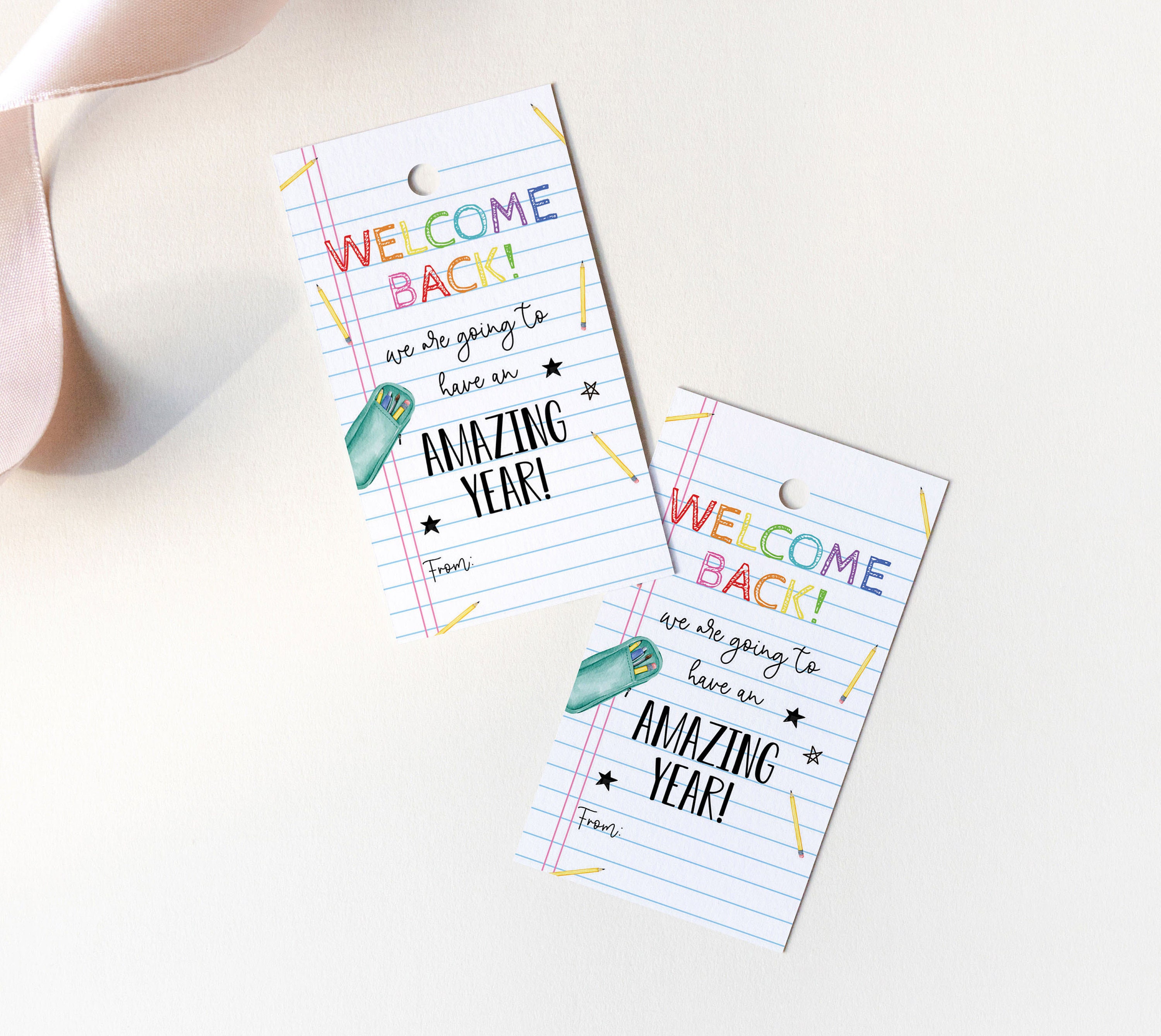 Welcome Back We Are Going to Have an Amazing Year Tag, Printable First ...