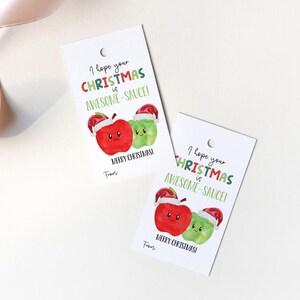 I Hope Your Christmas is Awesome-sauce Tag, Printable Merry Christmas ...