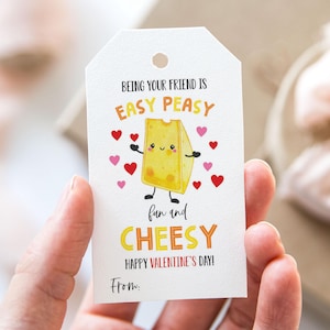 Being Your Friend is Easy Peasy Fun and Cheesy Tag, Printable Happy ...
