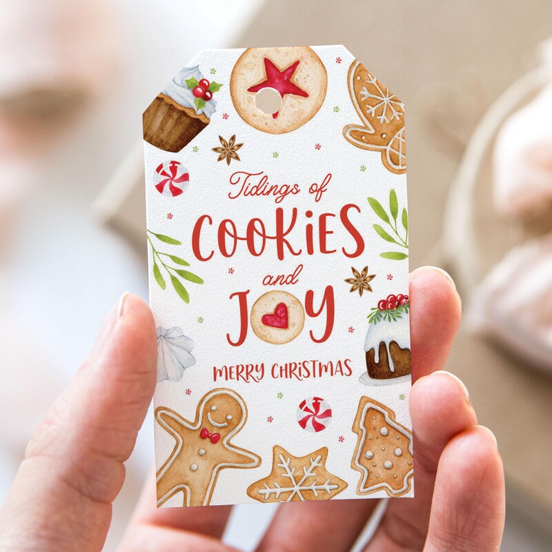 Cookie Gift Tags - 60+ Gift Ideas for 2024
