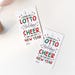 Wishing You A Lotto Holiday Cheer and A Happy New Year Tag, Printable ...