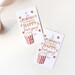 Just Poppin' by to Wish You A Happy Thanksgiving Tag, Printable Fall ...