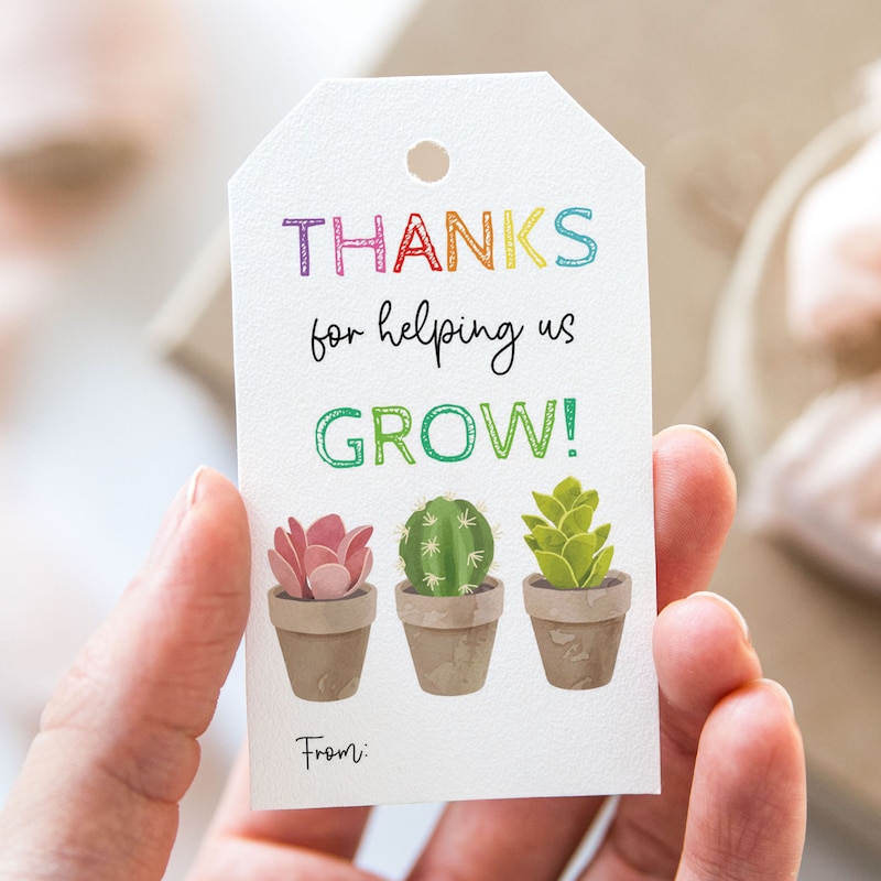 Succulent Gift Tag - 60+ Gift Ideas for 2026
