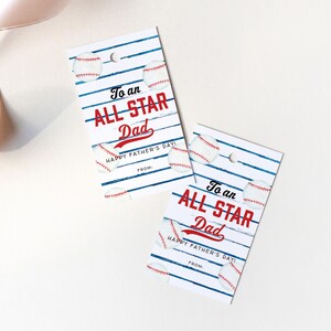 To an All Star Dad Happy Father's Day Tag, Printable Happy Father's Day ...