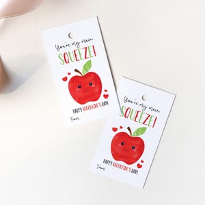 You're My Main Squeeze Tag, Printable Happy Valentine's Day Favor Tags ...