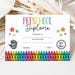 Preschool Diploma Card, Printable Preschool Graduation Certificate, End ...