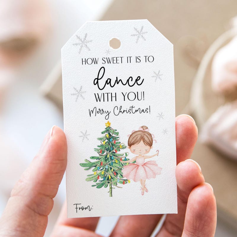 Christmas Ballet Sticker - Etsy