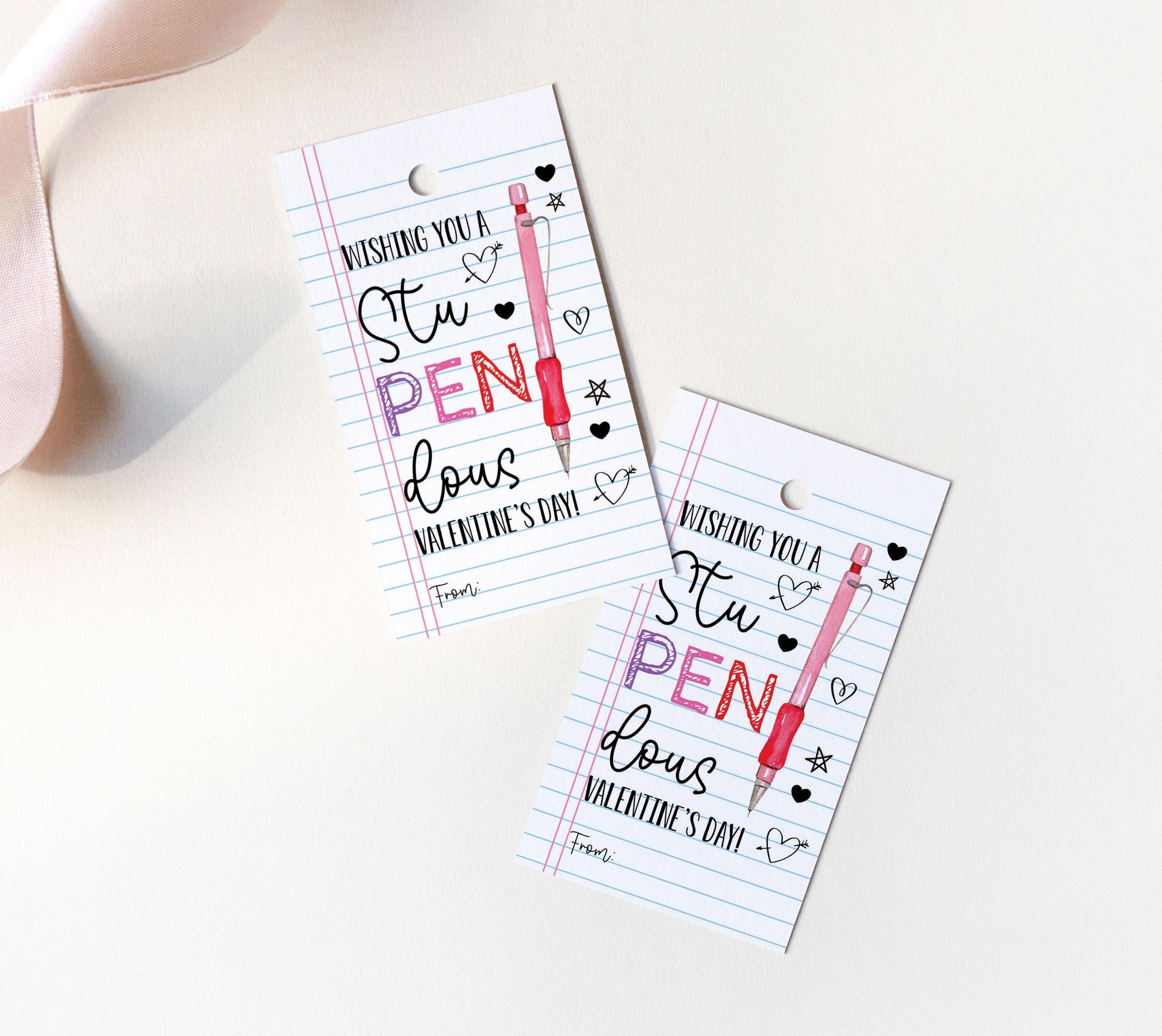 Wishing You A Stupendous Valentine's Day Tag, Printable Happy Valentine ...