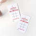XOXO Let's Play Tic Tac Toe Game Tag, Printable Happy Valentine's Day ...