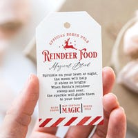 Magic Reindeer Food Treat Bag Topper Printable | Holiday Classroom ...