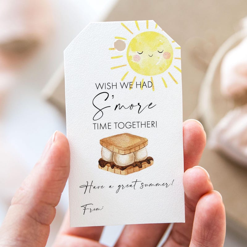 Smores Tag - Etsy