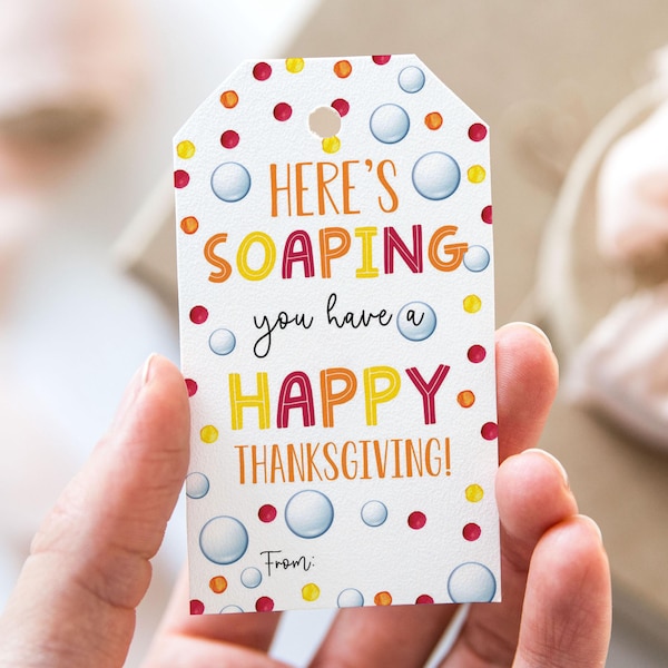 Thanksgiving Tags - Etsy