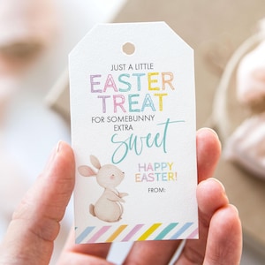 Just A Little Easter Treat for Somebunny Extra Sweet Tag, Printable ...