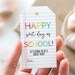 Happy First Day of School It's Going to Be a Great Year Tag, Printable ...