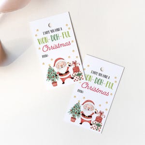 I Hope You Have A Won-doh-ful Christmas Play Dough Tag, Printable Merry ...
