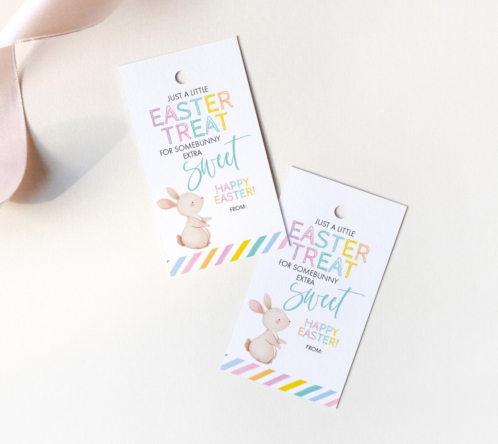 Just A Little Easter Treat for Somebunny Extra Sweet Tag, Printable ...