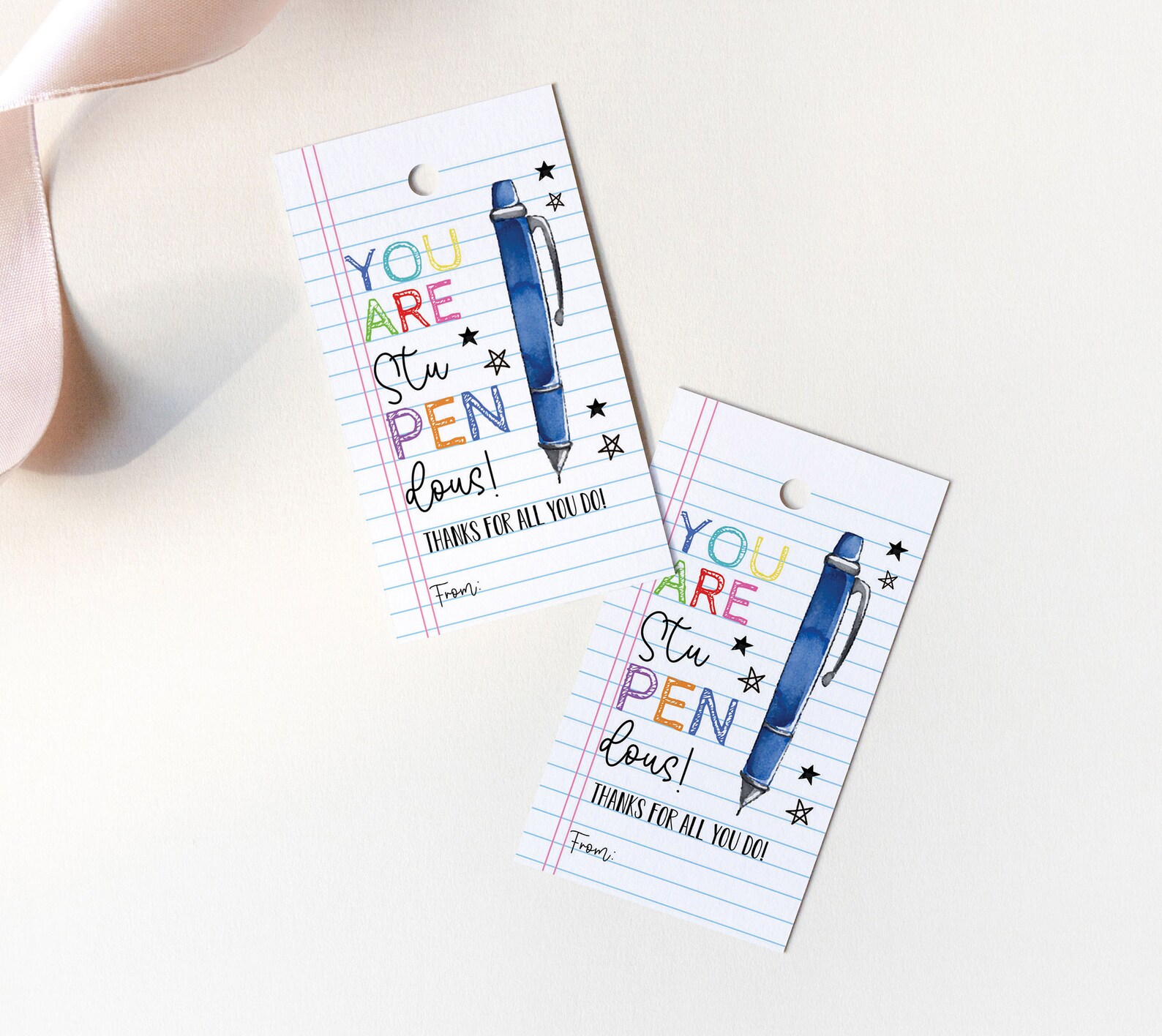 You Are Stupendous Tag, Printable End of School Year Favor Tags ...