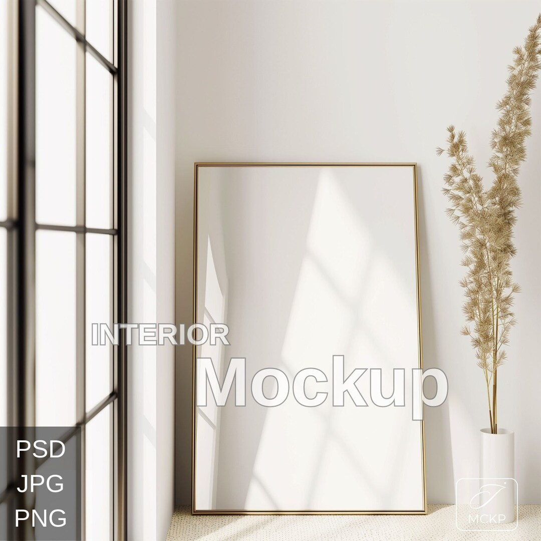 1 Frame Mock up 1 Mockup Frame One Frame Mock up Single Frame Mockup ...