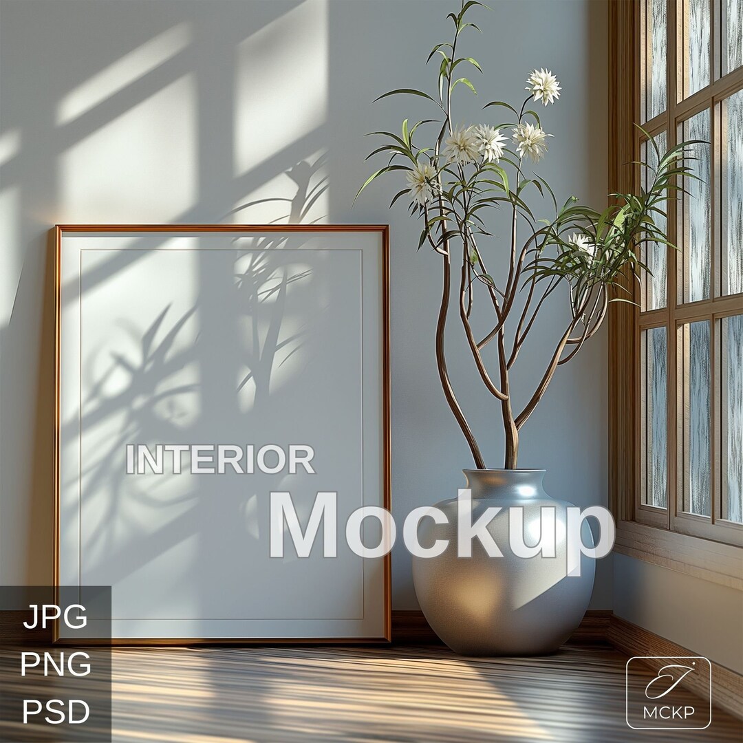 1 Vertical Frames Mockup PSD High Quality PSD Frame Mock up One Frames ...