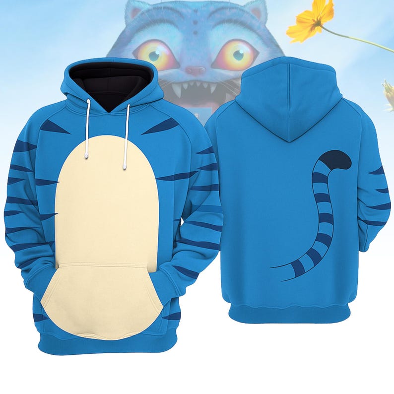 Kpop Hunter Inspired Tiger Costume Hoodie, Cute Tiger Cosplay Hoodie ...