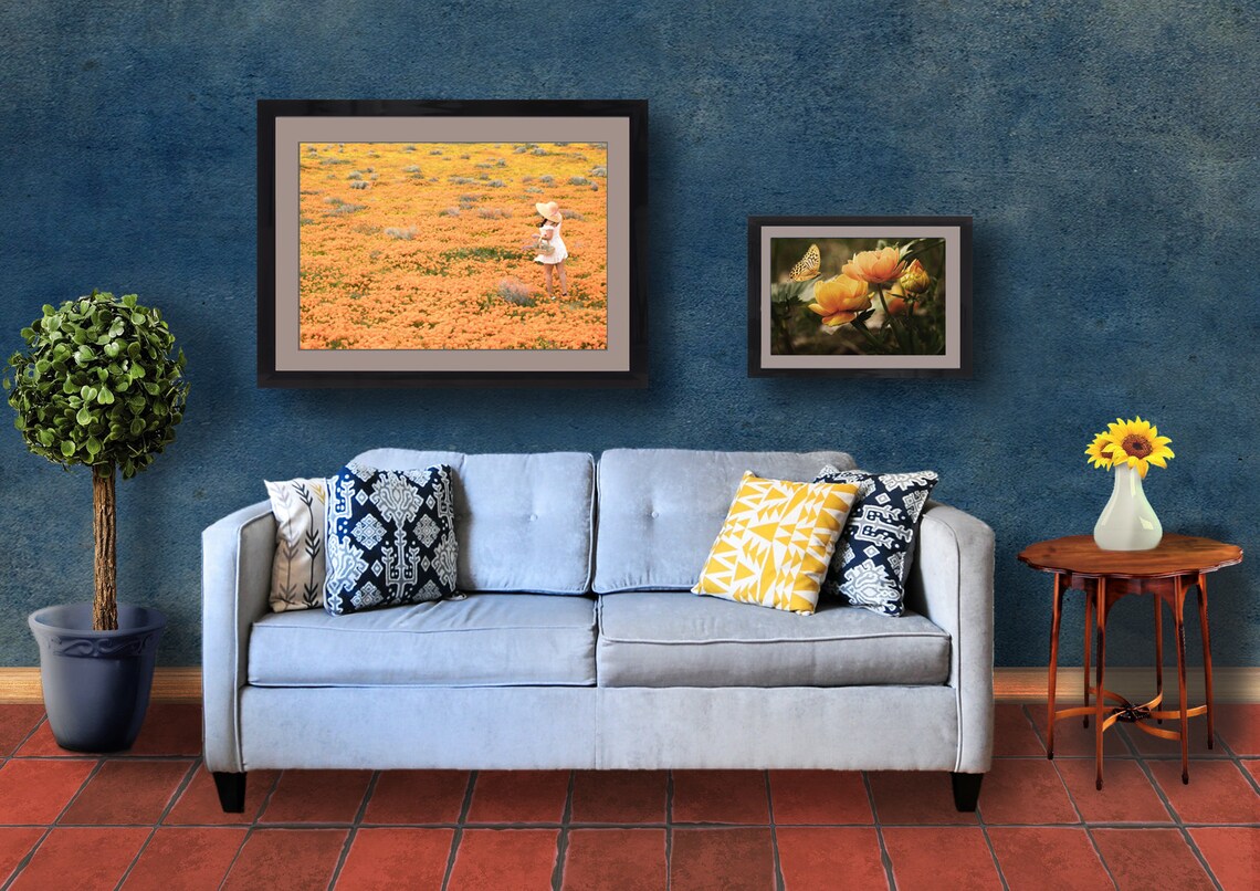 24x36 Poster of Young Woman in Super-bloom Poppy Field - Etsy