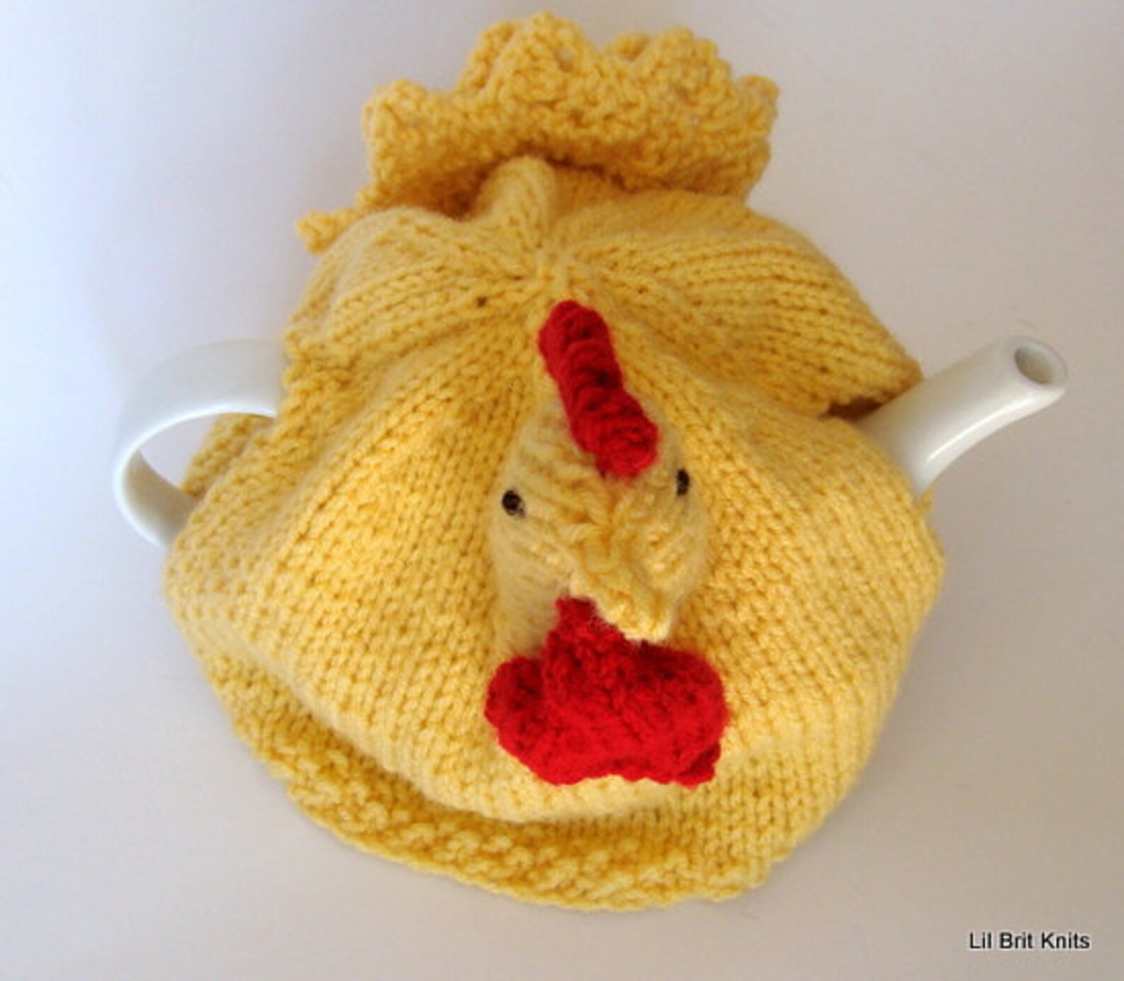 Chicken Teapot Cozy Hand Knitted, Farmyard Tea Cosy - Etsy