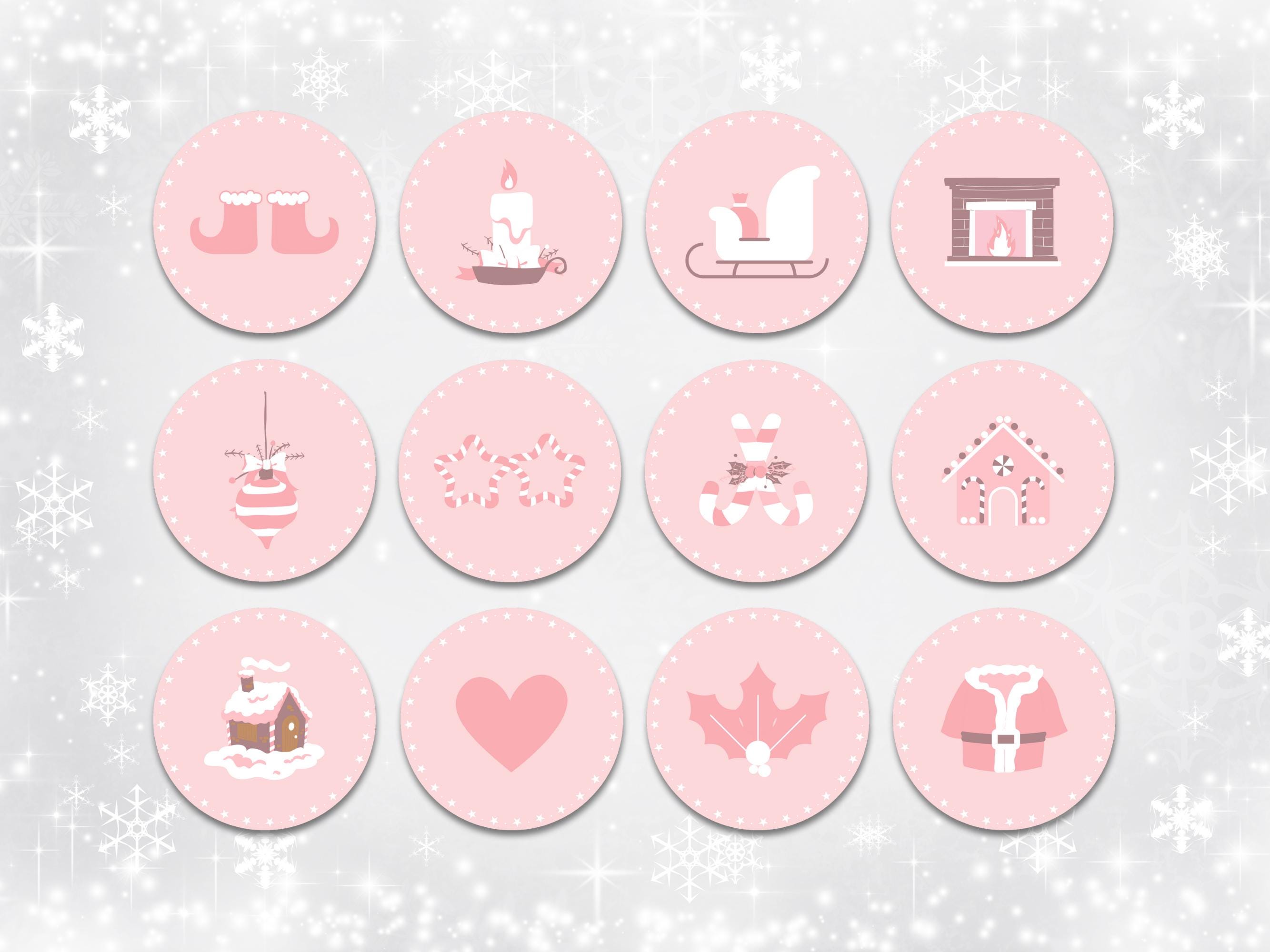 Christmas Instagram Highlight Covers, Salmon Pink Story Highlights ...