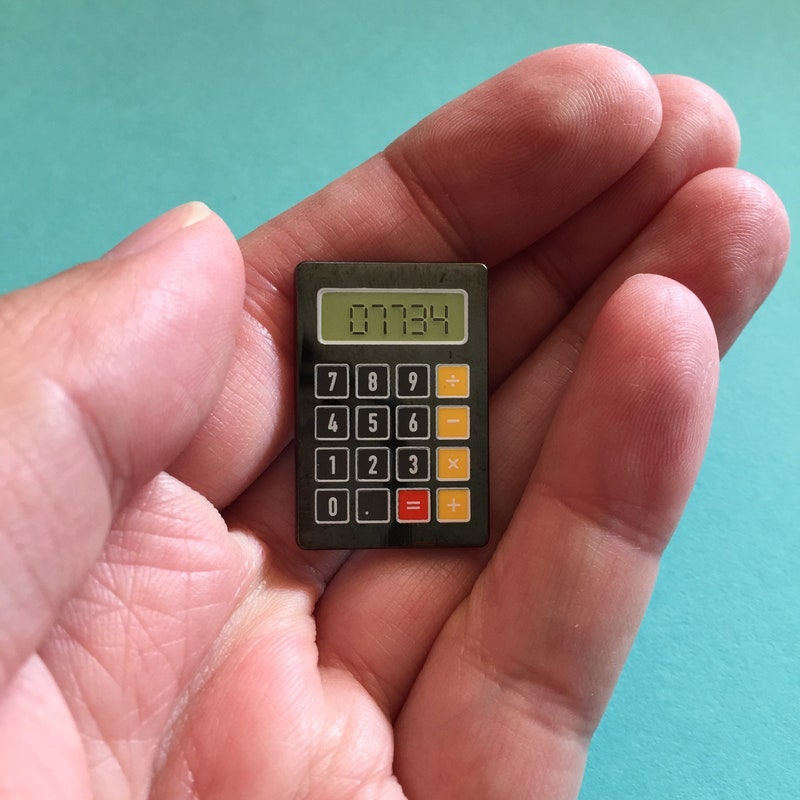 Calculator Keychain - Etsy