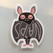 Bat Nap Sticker for Planner Laptop Sticker Nap Lover - Etsy