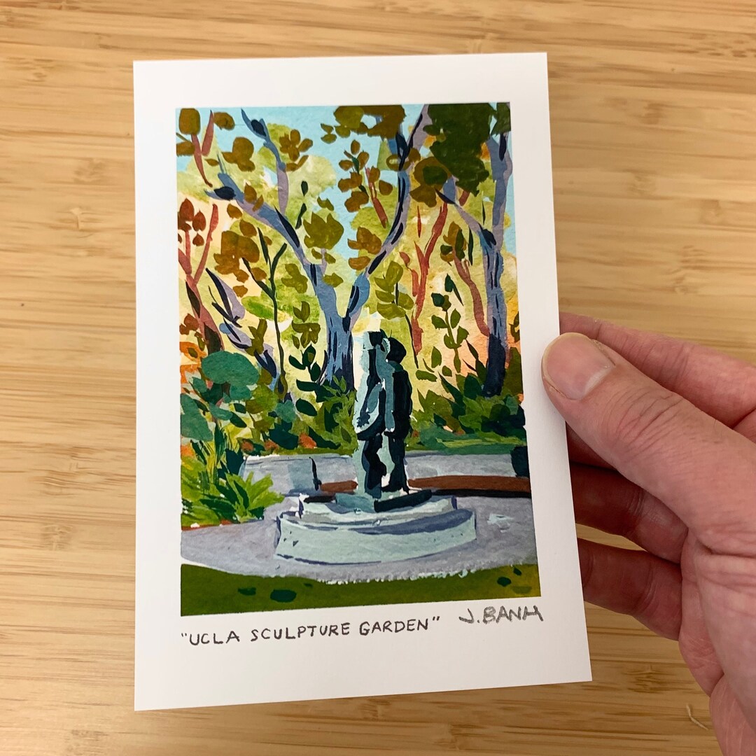 UCLA Sculpture Garden 4x6 Art Print - Go Bruins!!! - Etsy