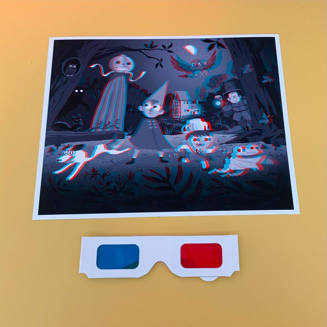 Over the Garden Wall - FAN ART - 3D - ANAGLYPH - Etsy