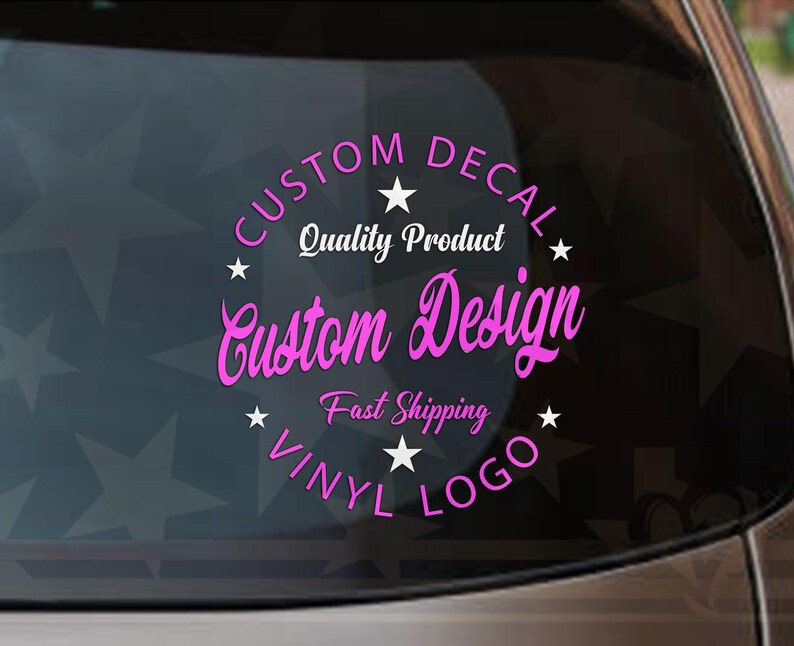 Custom Vinyl Decal: Personalized Logo, Text, or Design - Etsy Australia