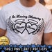 In Loving Memory Two Hearts SVG: Memorial Design (digital File) - Etsy