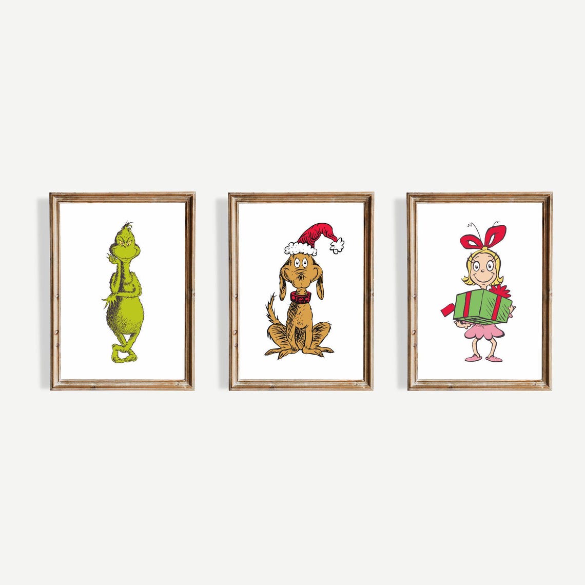 Grinch Art Prints | Grinchmas Wall Decor | Digital Download - Etsy