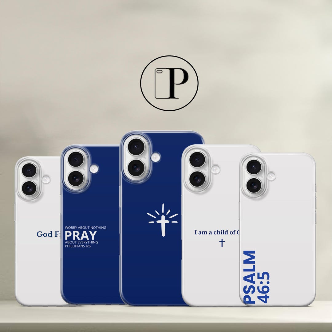 Jesus God Phone Case Christian Bible Verses for iPhone 16 15 Pro 14 13 ...