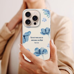 Psalm Scripture Phone Case Bible Verse Jesus Christ for iPhone 16 15 ...