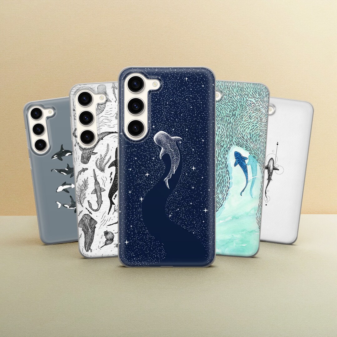 Whale Shark Phone Orca Whale Cover for Samsung Galaxy A05 A05S S24 S23 ...