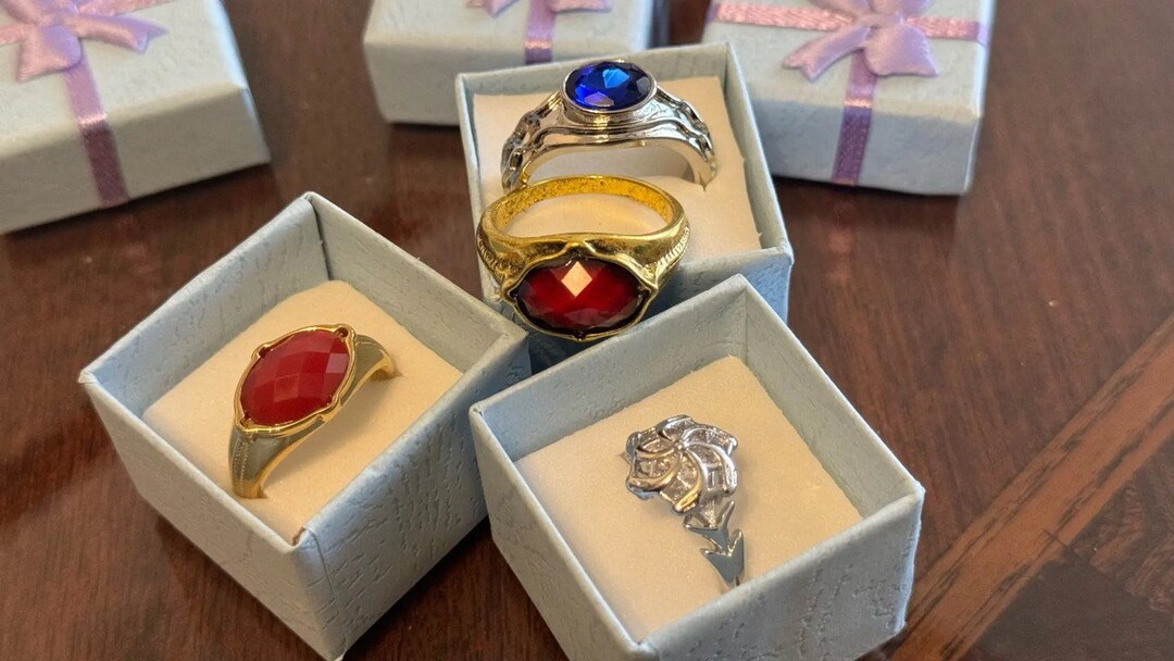 Three Amazing Collection of Elvish Rings Nenya Narya Vilya Rings for ...