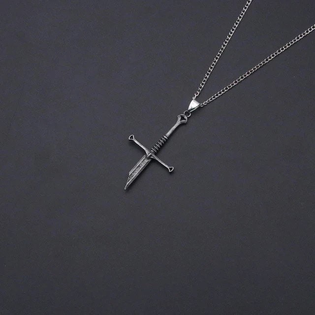 Narsil Sword of Isildur Necklace Narsil Broken Sword Necklace Aragorn's ...