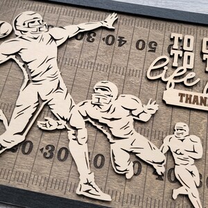 Custom Football Field Sign, Personalized Coach Sign, Personalized ...