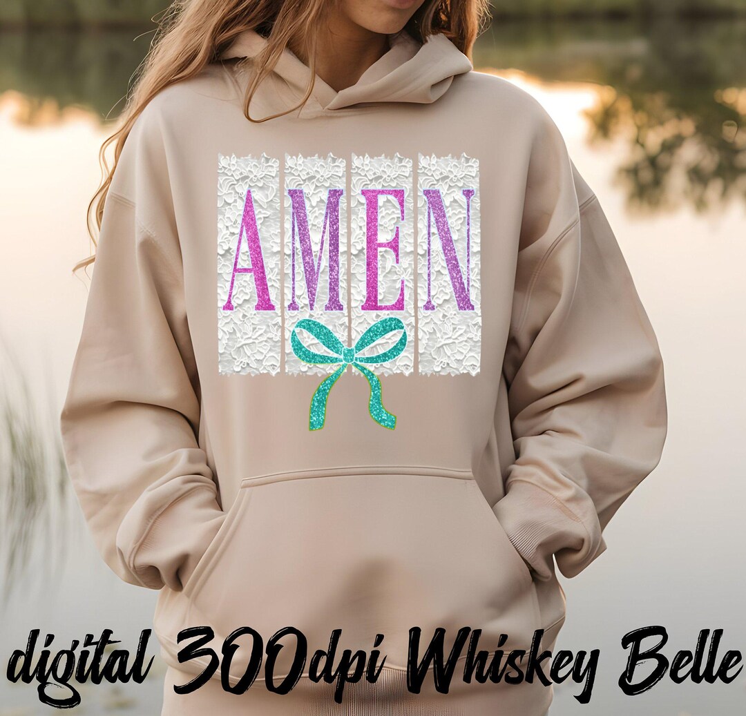 Amen Digital Download for Shirts, Printable Amen Design, Religious ...