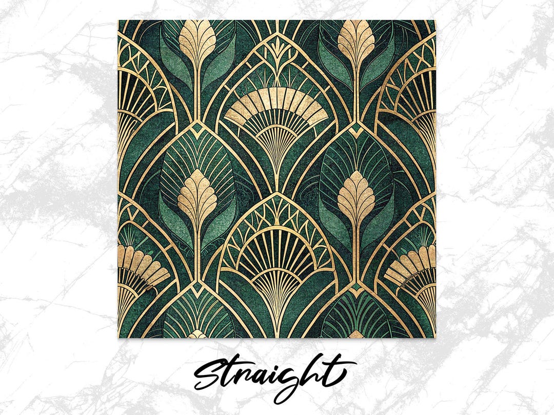 Art Deco Pattern Wallpaper Digital Download Vintage Style Wall Art ...