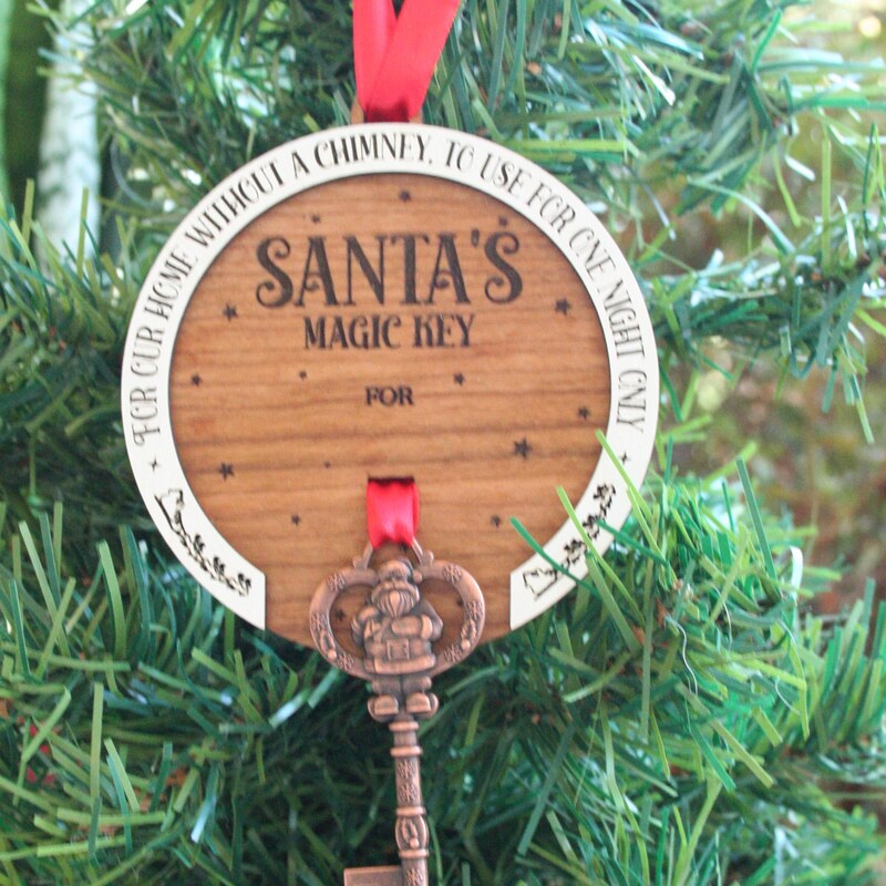 Santa Key - Etsy