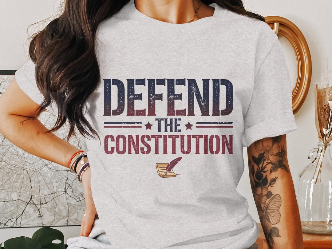 Defend the Constitution Digital Download Shirt Design, Patriotic ...