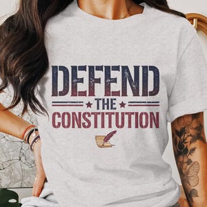 Defend the Constitution Digital Download Shirt Design, Patriotic ...