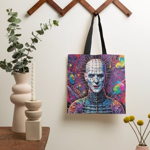 Rainbow Slasher Tote 90s Retro Nostalgia Gift for Horror Fan Bright ...