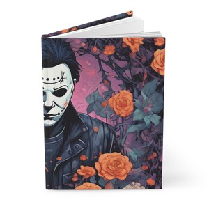 Floral Halloween Slasher Journal Goth Diary Gift for Horror Fan Back to ...