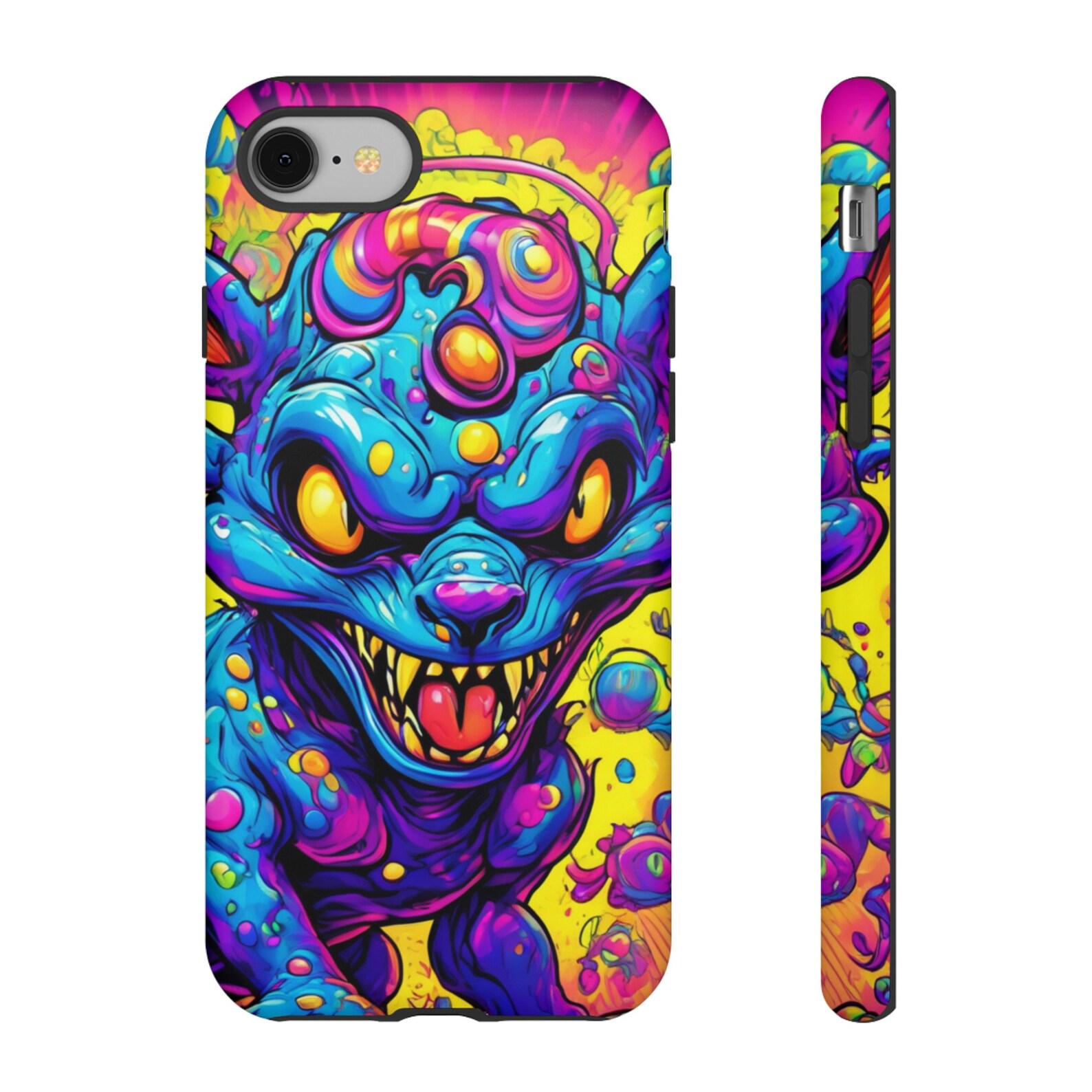 Chupacabra Phone Case 90s Retro Rainbow Cryptid Durable Phone Case Gift ...